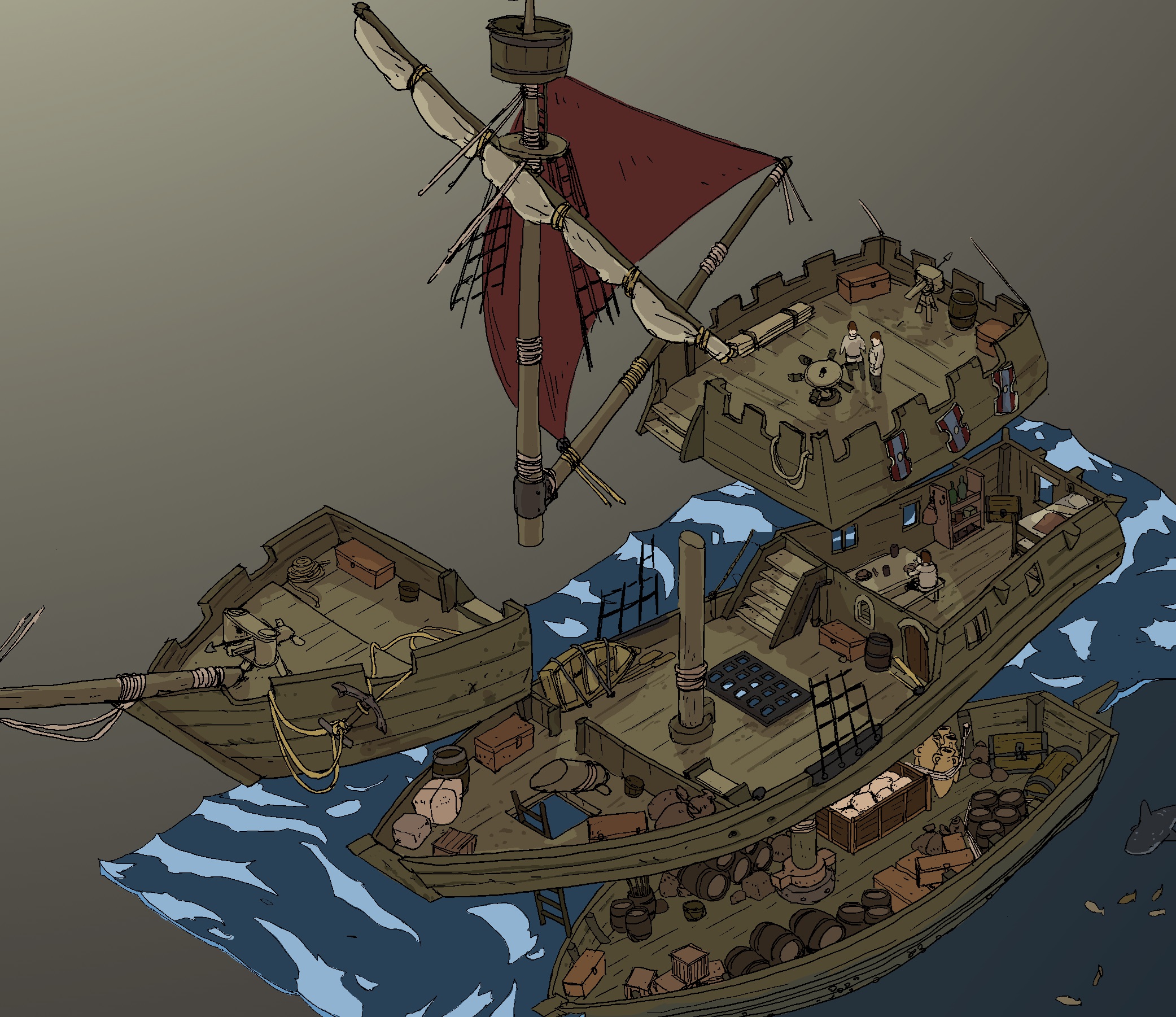 Seafaring in Anvil Empires